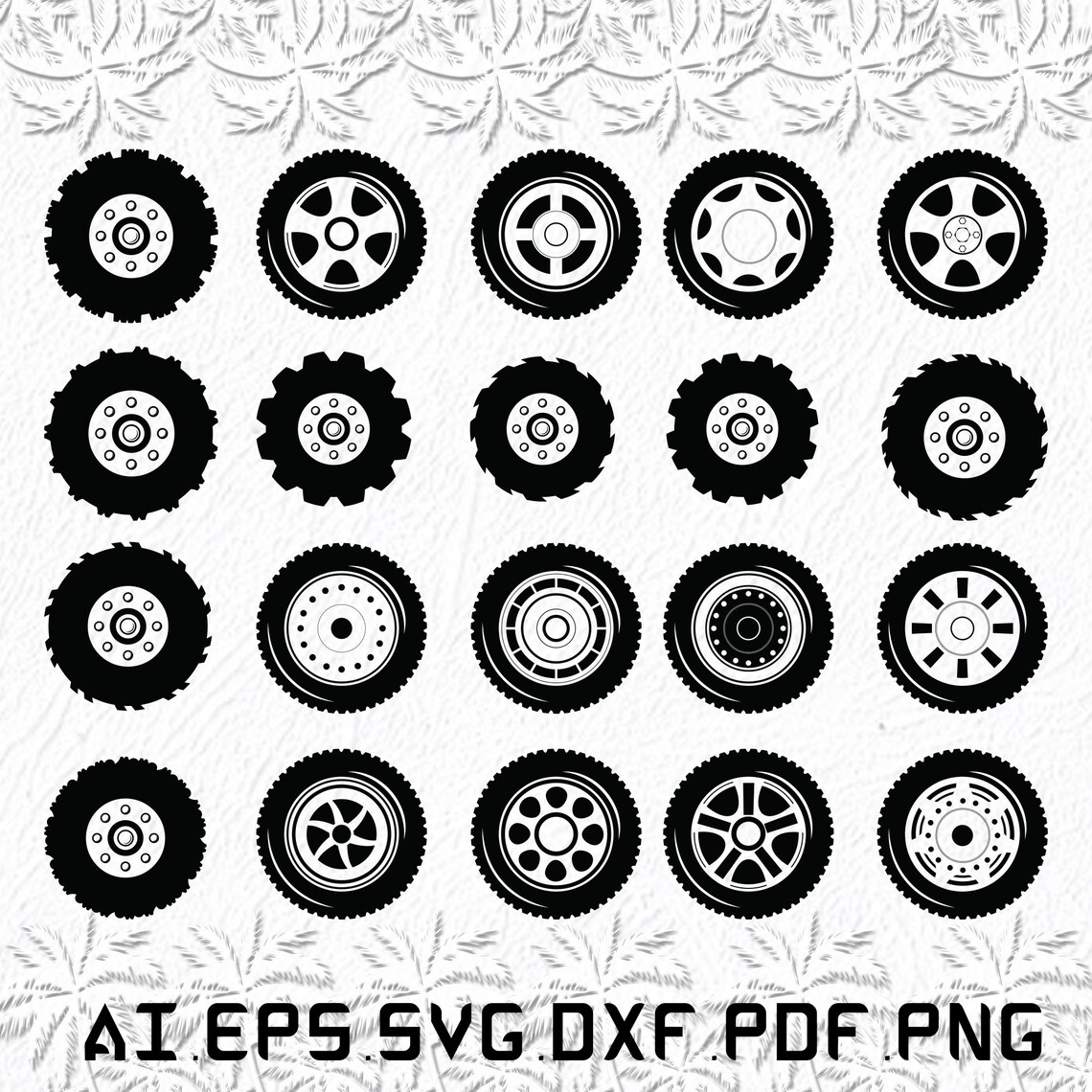 Tire Svg Tires Svg Love Svg Hand Car SVG Ai Pdf Eps - Etsy