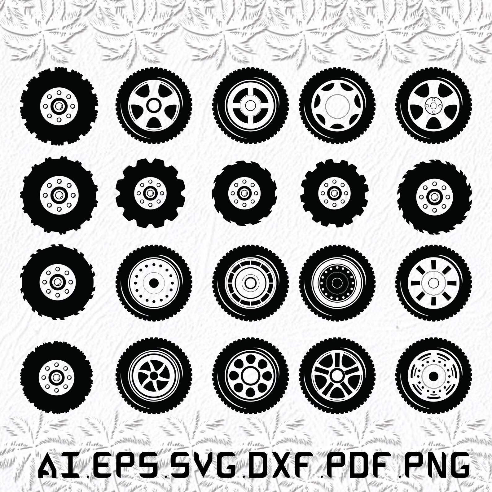 Tire Svg Tires Svg Love Svg Hand Car SVG Ai Pdf Eps - Etsy