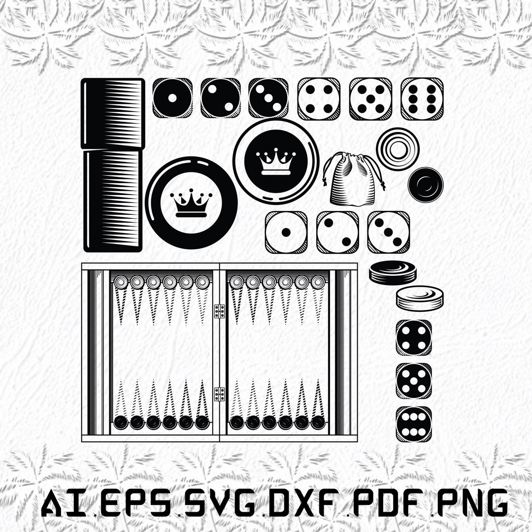 Backgammon Svg, Backgammons Svg, Back Svg, Gammon, Game, SVG, Ai, Pdf ...