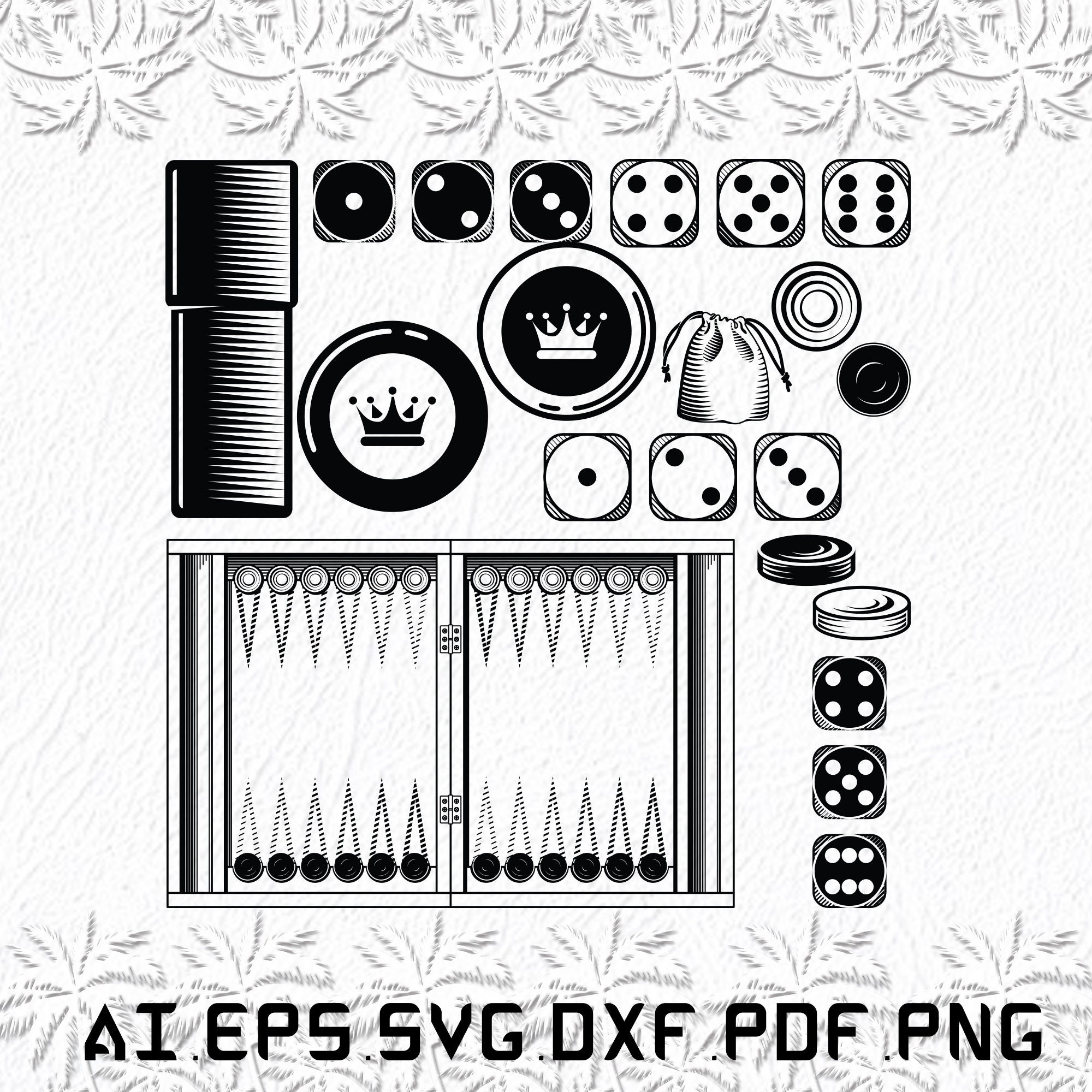 Backgammon svg, backgammons svg, back svg, gammon, juego, SVG, ai, pdf ...