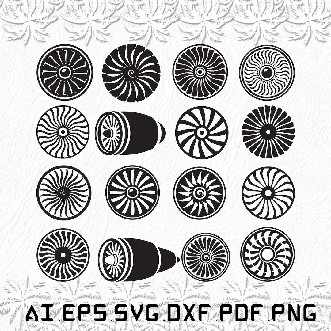 Airplane Engine Svg, Airplane Engines Svg, Airplane Svg, Engine, Air ...