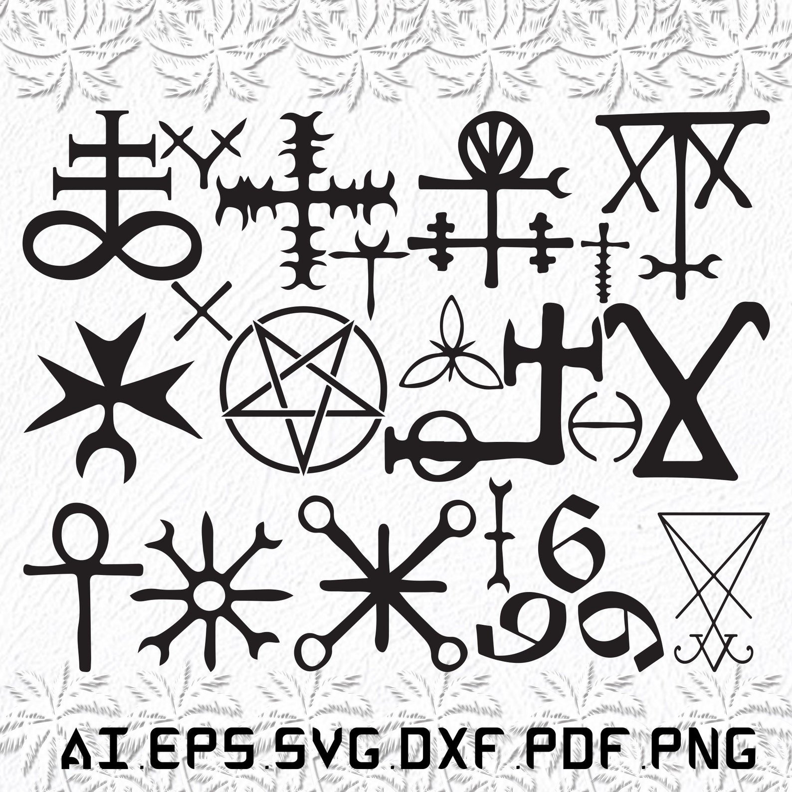 Satanic Signs Svg Satanic Sign Svg Satanic Svg Signs Sign - Etsy