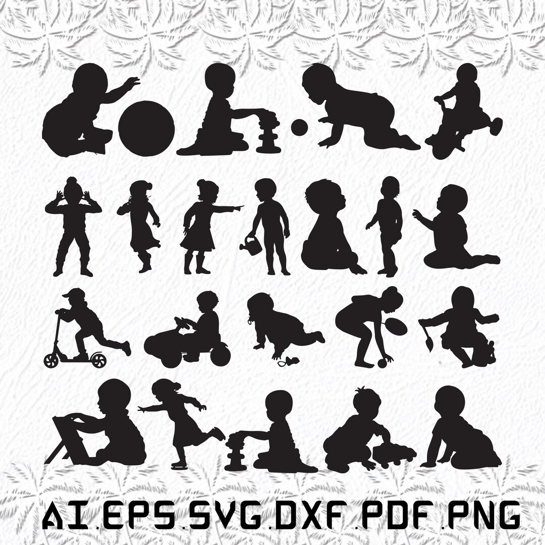 Baby Playing Svg, Baby Svg, Playing Svg, Child, Kids, SVG, Ai, Pdf, Eps ...
