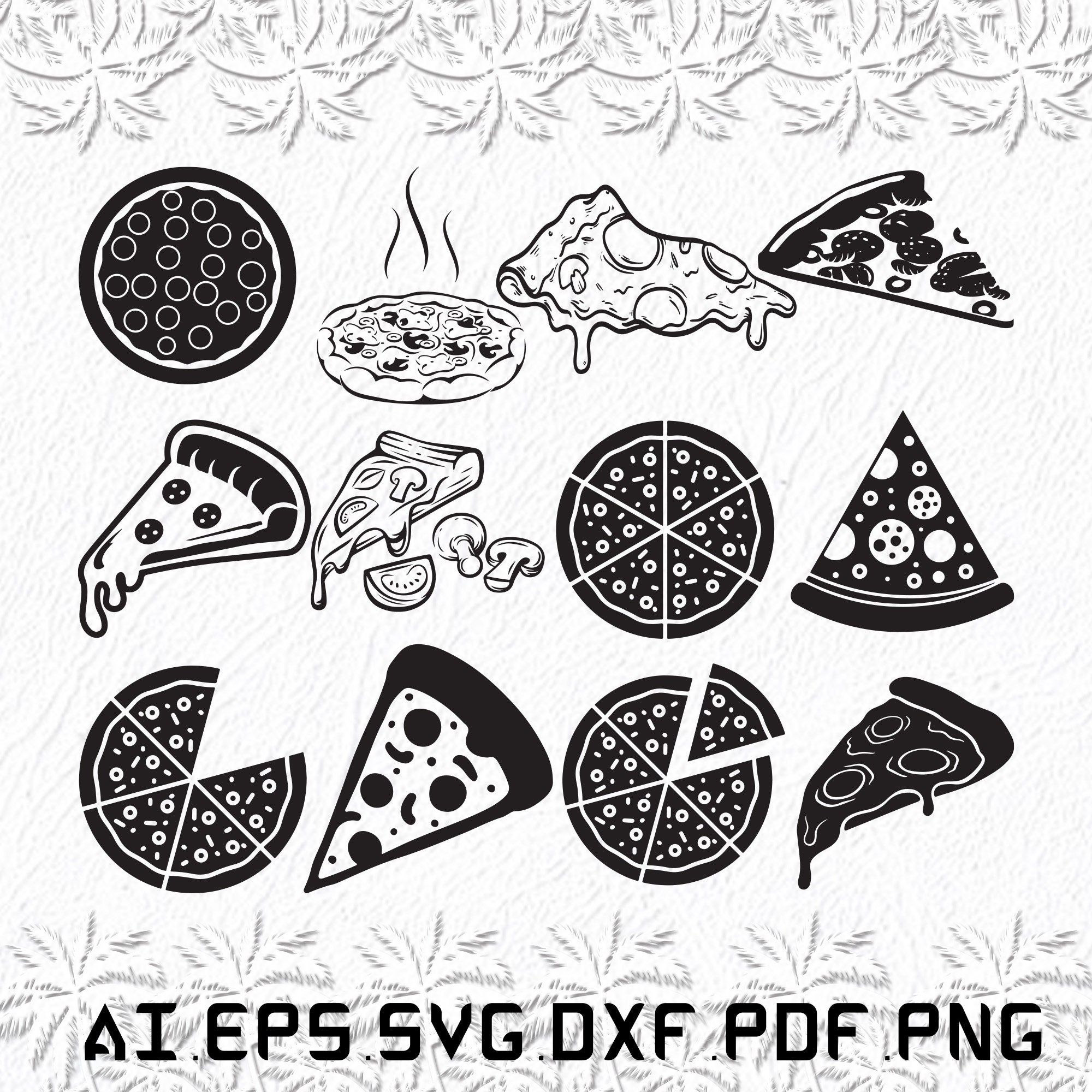 Pizza Svg Pizzas Svg Fast Food Svg Foods Fantasy SVG Ai - Etsy Singapore