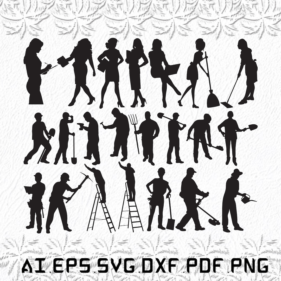 Worker Svg, Workers Svg, Work Svg, Nurse, Welder, SVG, Ai, Pdf, Eps ...