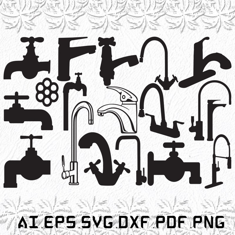 Faucet Svg - Etsy