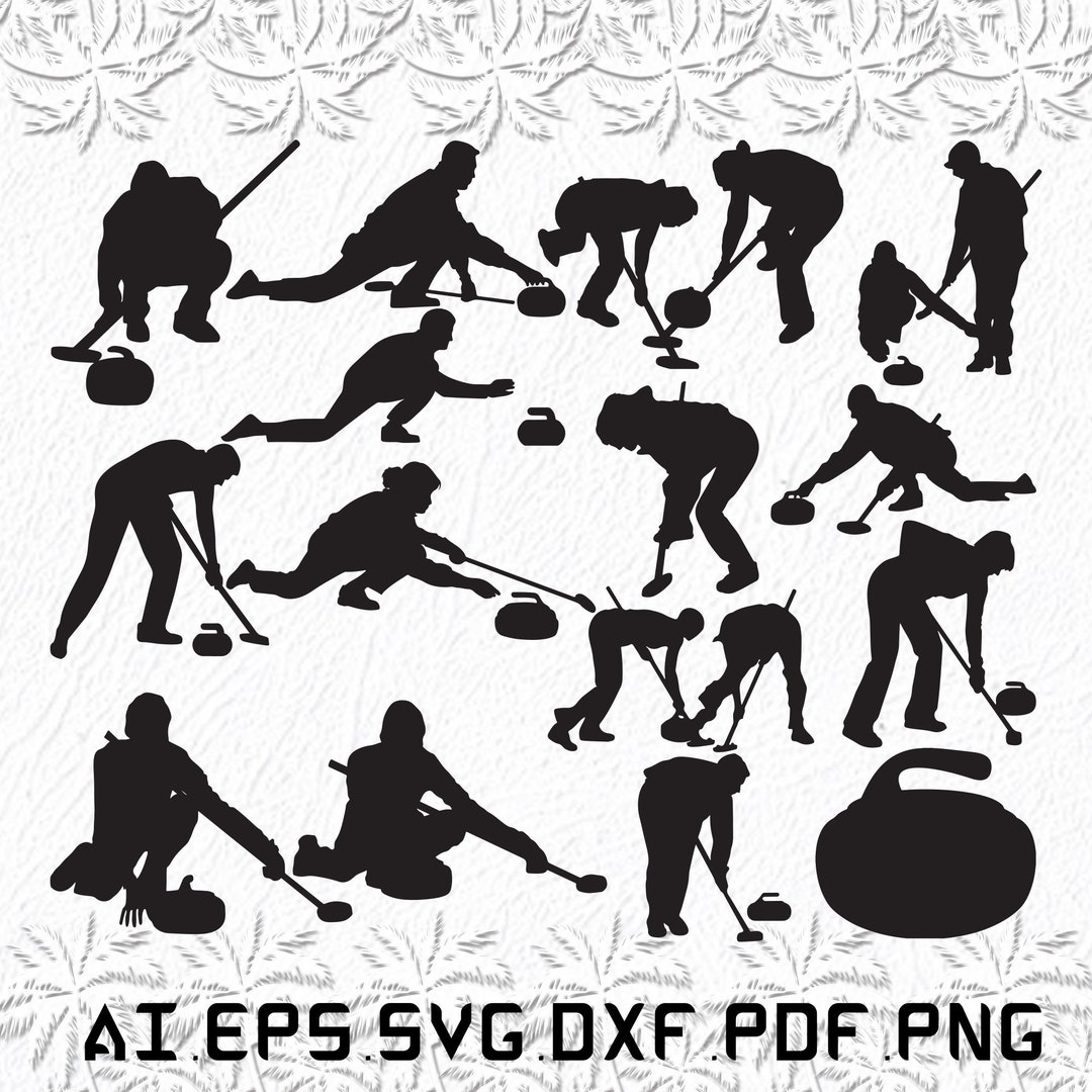 Curling Svg, Curlings Svg, Curl Svg, Sport, Sports, SVG, Ai, Pdf, Eps ...