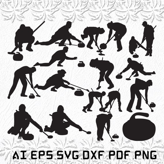 Curling Svg Curlings Svg Curl Svg Sport Sports SVG Ai - Etsy