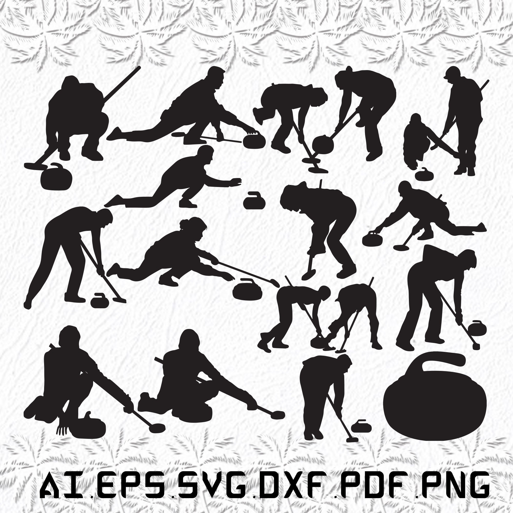 Curling Svg Curlings Svg Curl Svg Sport Sports SVG Ai - Etsy