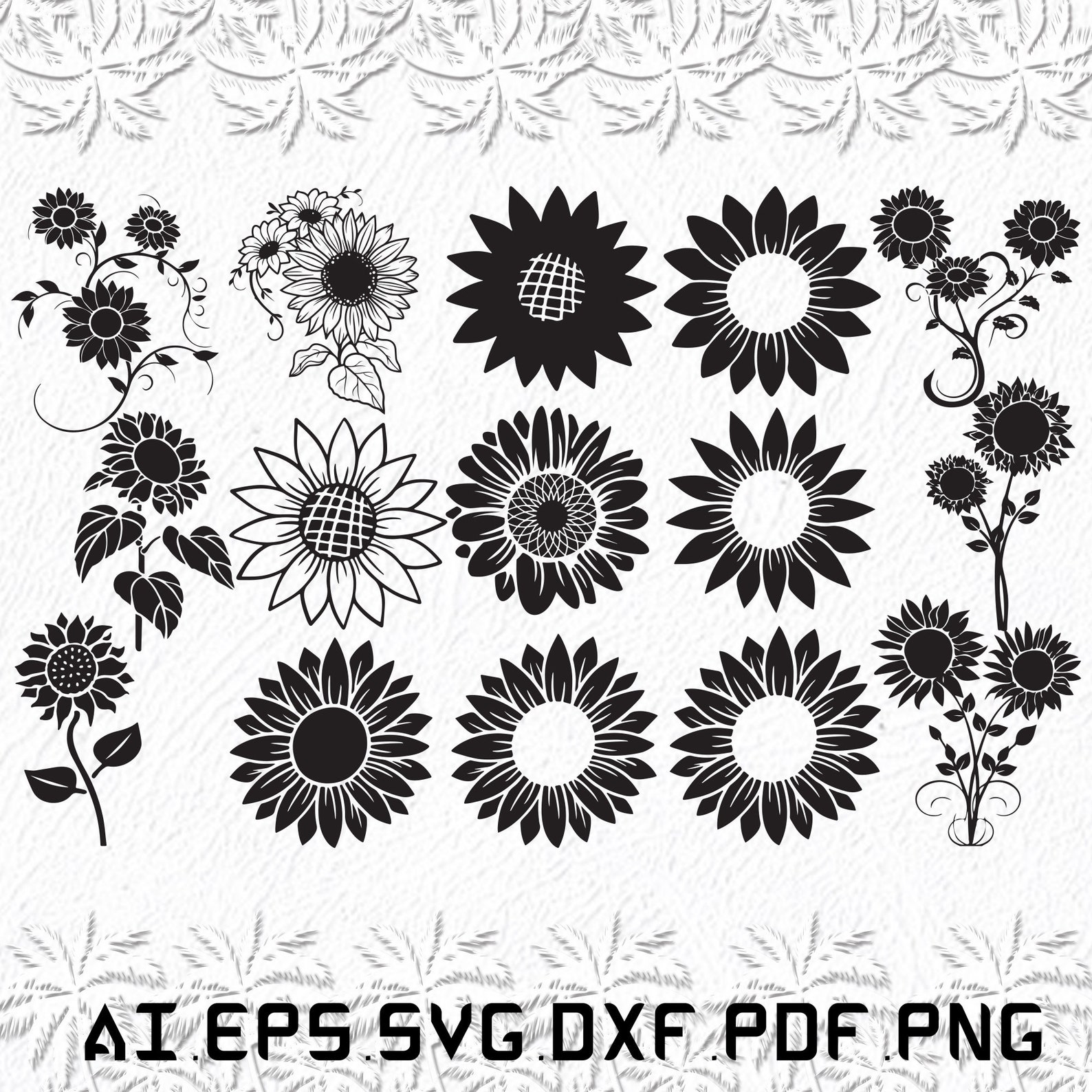 Sun Flower Svg Sun Flowers Svg Sun Svg Flowers Flower - Etsy