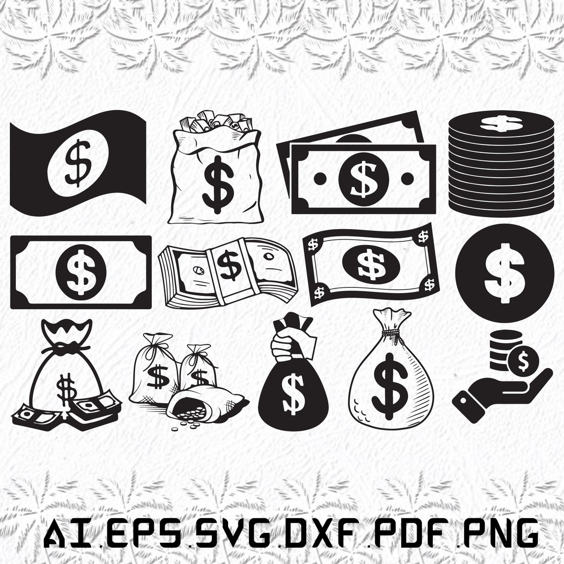 Dollar Bill Svg, Dollar Bills Svg, Dollar Svg, Bill, Taka, SVG, Ai, Pdf ...