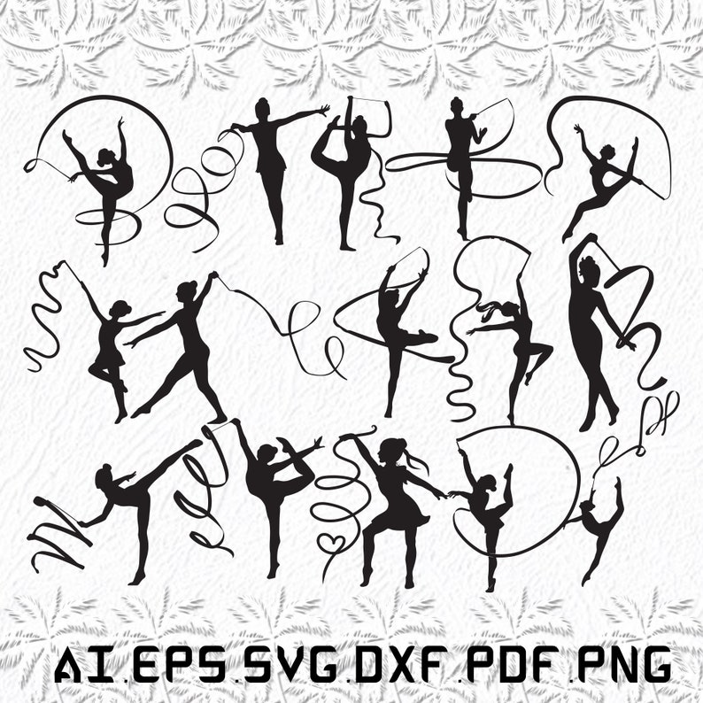 Ribbon Dancer Svg Ribbon Dancers Svg Ribbon Svg Dancer - Etsy