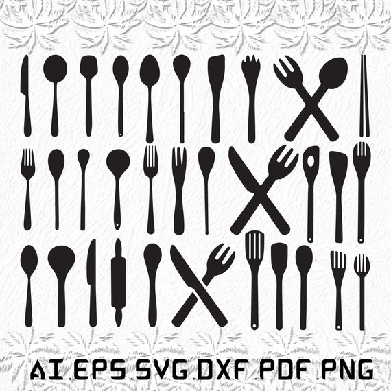 Spoon Svg Spoons Svg Spoonia Svg Funny Cute SVG Ai Pdf - Etsy