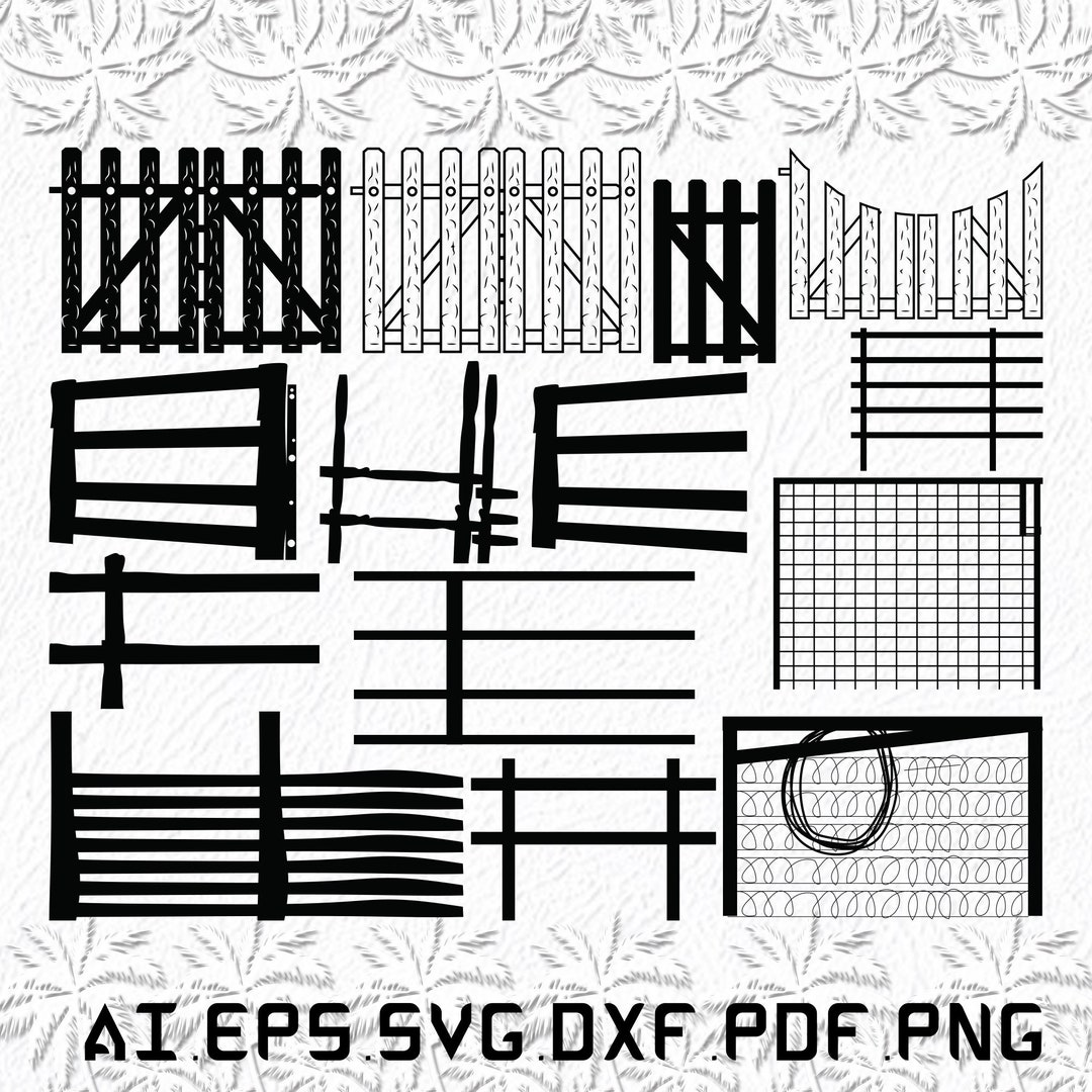 Fence Svg, Fencing Svg, Wooden Fence Svg, Anime, Farm, SVG, Ai, Pdf ...
