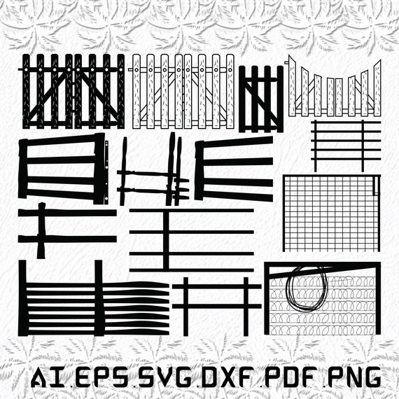 Fence Svg Fencing Svg Wooden Fence Svg Anime Farm SVG - Etsy