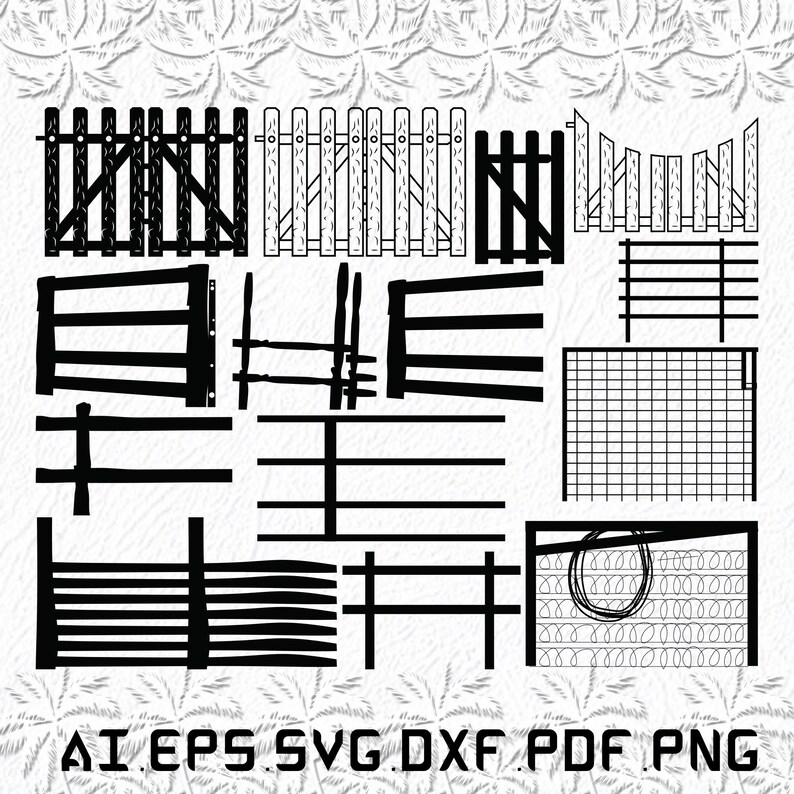 Fence Svg, Fencing Svg, Wooden Fence Svg, Anime, Farm, SVG, Ai, Pdf ...
