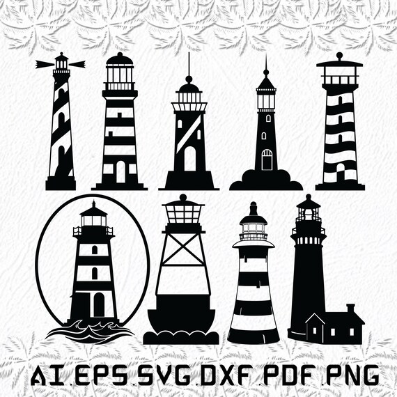 Lighthouse Svg Nautical Svg Ocean Svg Summer Sea SVG Ai - Etsy Canada