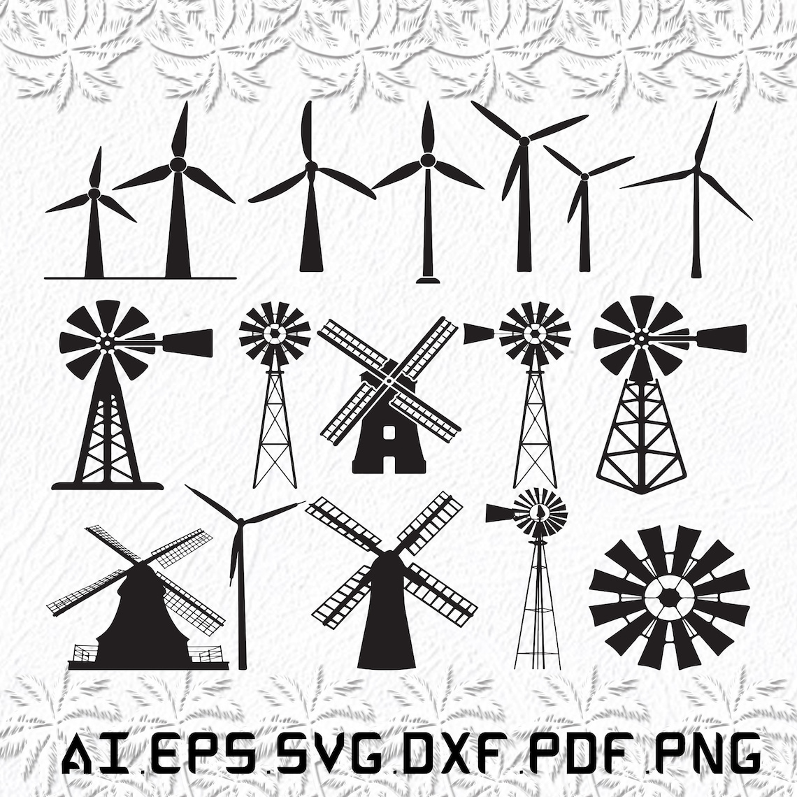 Windmill Electric Svg Windmill Electrics Svg Wind Svg Mill - Etsy