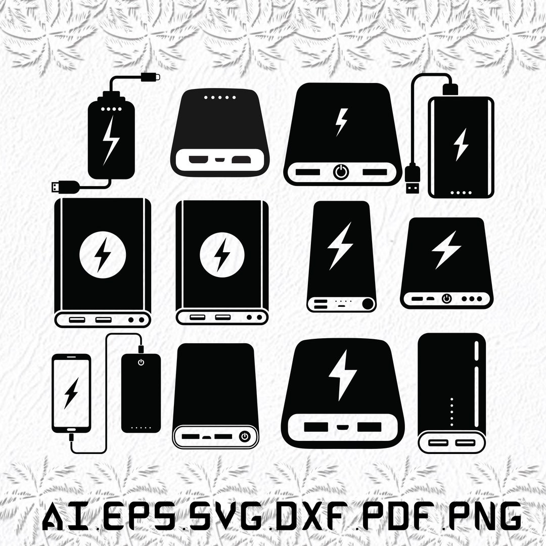 Power Bank Svg, Power Banks Svg, Power, Svg, Powers, Bank, SVG, Ai, Pdf ...