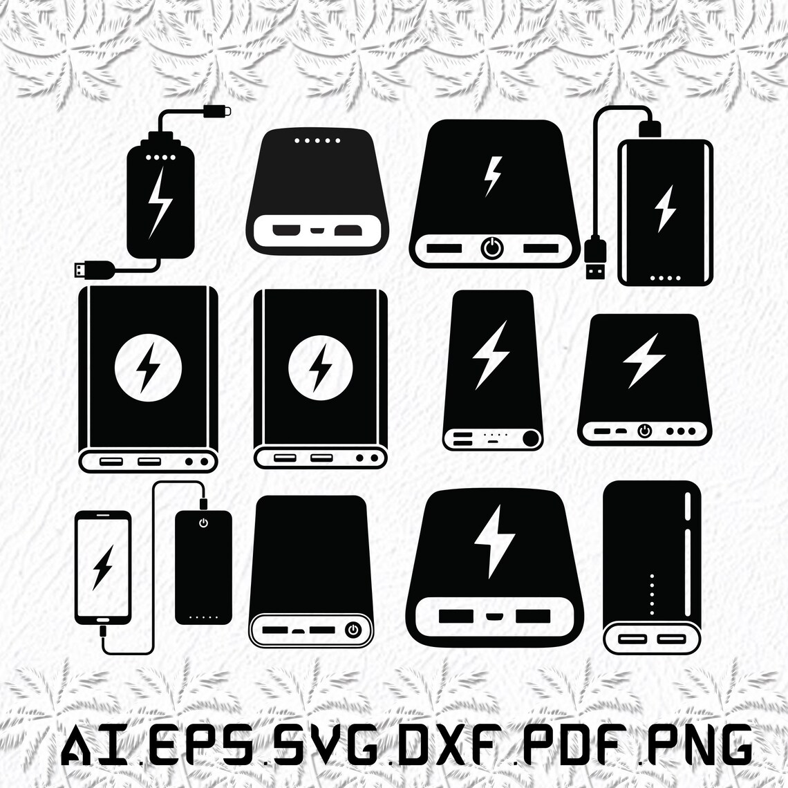 Power Bank Svg, Power Banks Svg, Power, Svg, Powers, Bank, SVG, Ai, Pdf ...