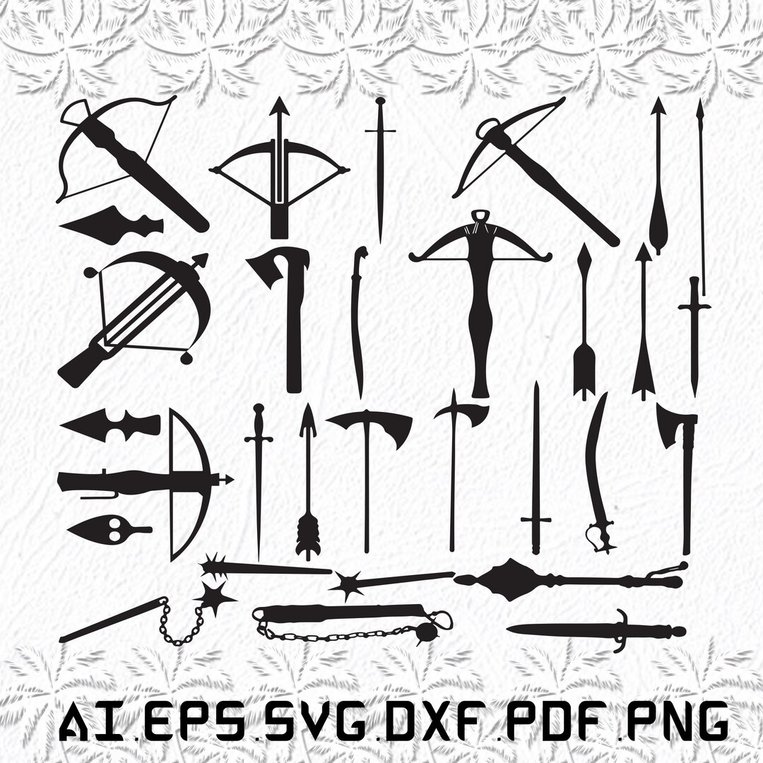 Crossbow Svg, Crossbows Svg, Arrow Svg, Bow, Archer, SVG, Ai, Pdf, Eps ...