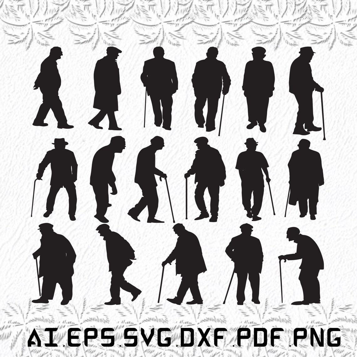 Alter Mann svg, Herren svg, Alter svg, Alter Mann, Mädchen, SVG, ai ...
