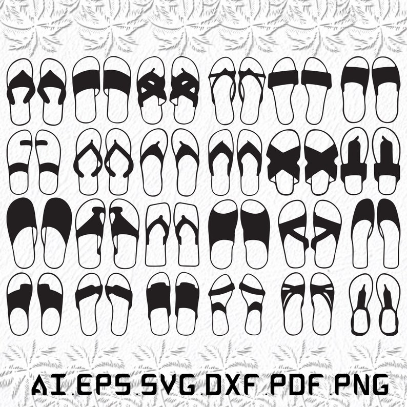 Sandals Svg Sandal Svg Love Svg Hand Show SVG Ai Pdf - Etsy