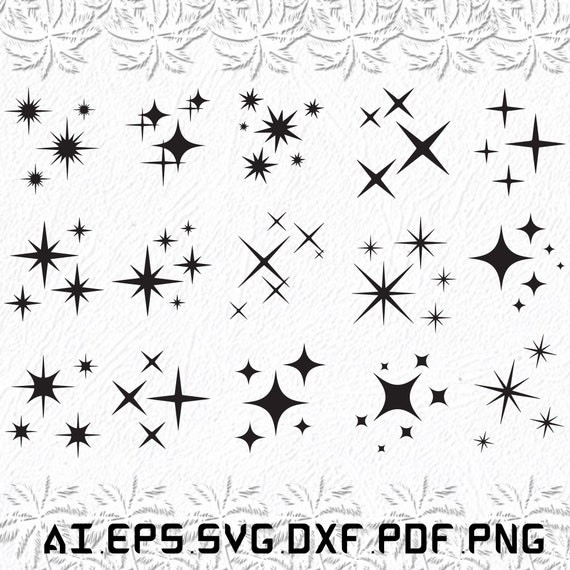 Star Sparkle Svg Star Sparkles Svg Star Svg Sparkles - Etsy