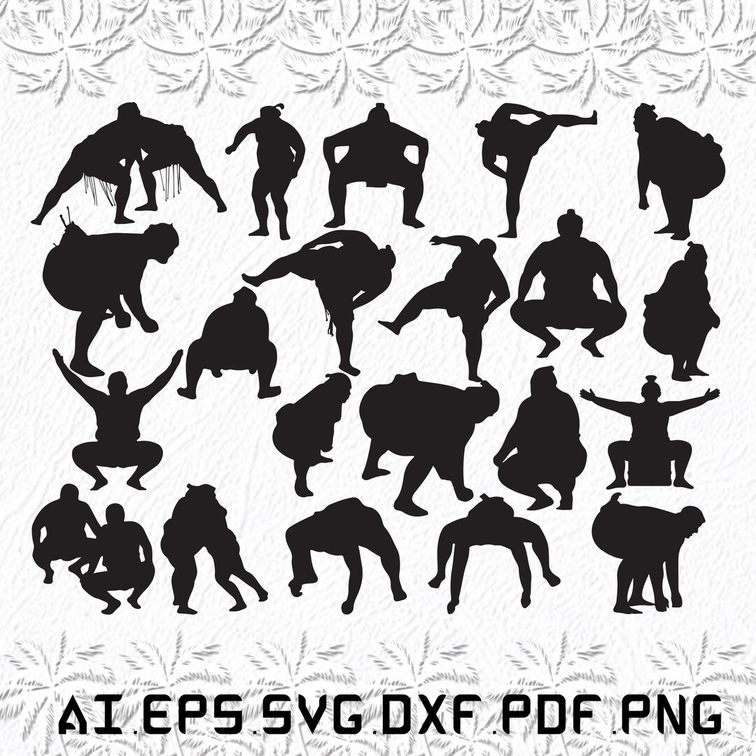 Sumo Wrestlers Svg, Sumo Wrestler Svg, Sumo Svg, Wrestler, Wrestlers ...