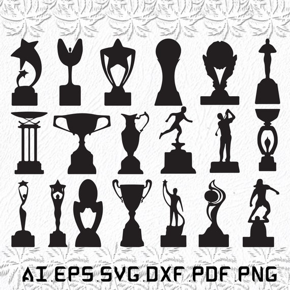Trophy Svg Trophys Svg Football Svg Deer Cricket SVG Ai - Etsy