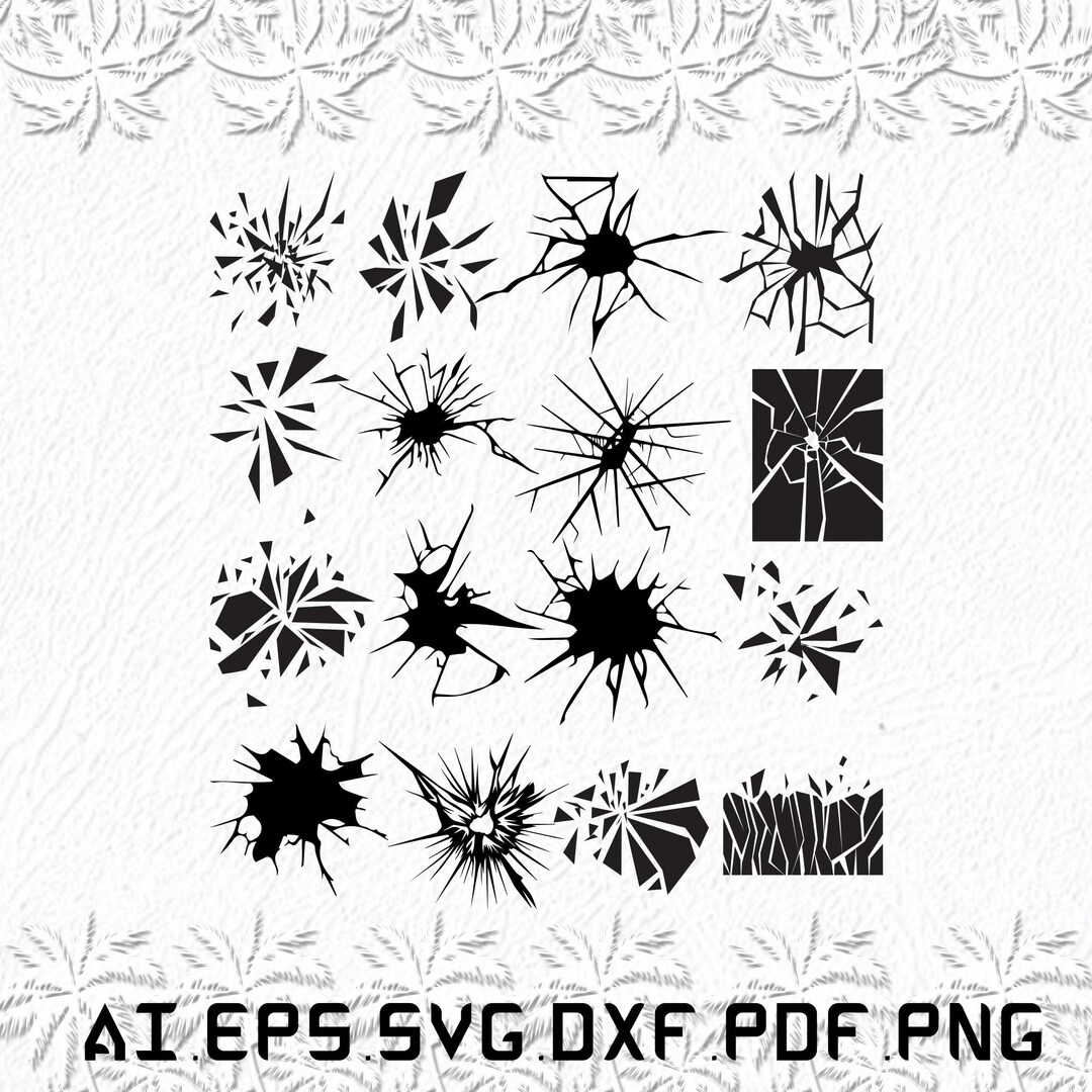 Glass Broken Svg, Glass Broken Svg, Glass Svg, Glass, Broken, SVG, Ai ...