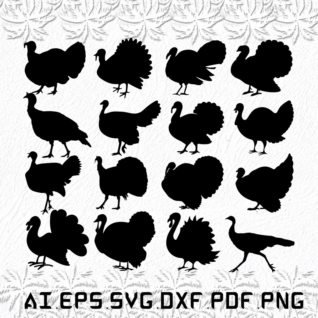 Turkey Svg, Turkeys Svg, Trend Svg, Bird, Birds, SVG, Ai, Pdf, Eps, Svg ...