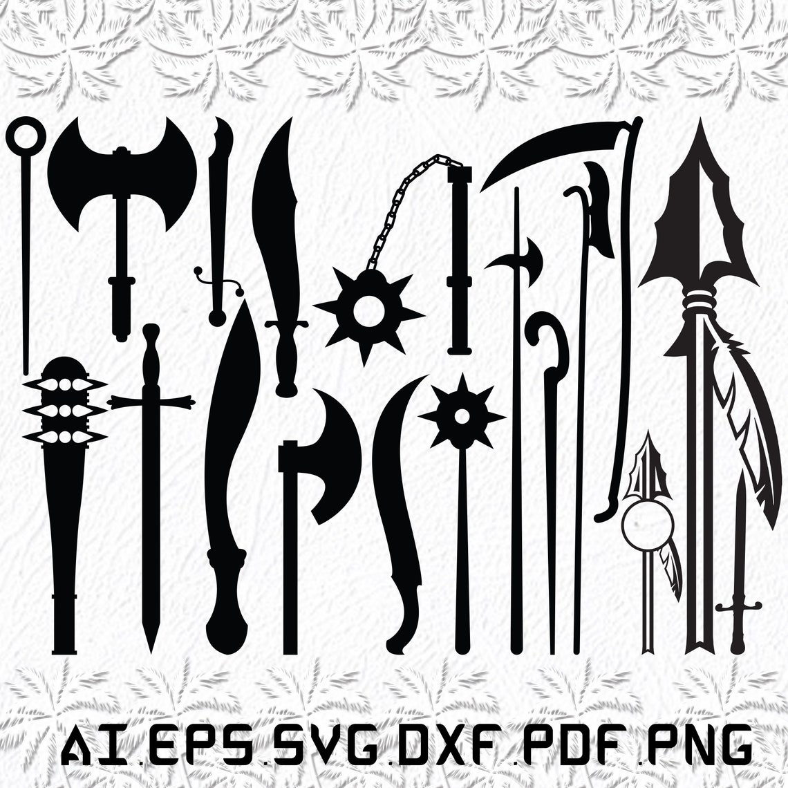Spear Set Svg Spear Svg Indian Svg Arrow Crossed SVG Ai - Etsy