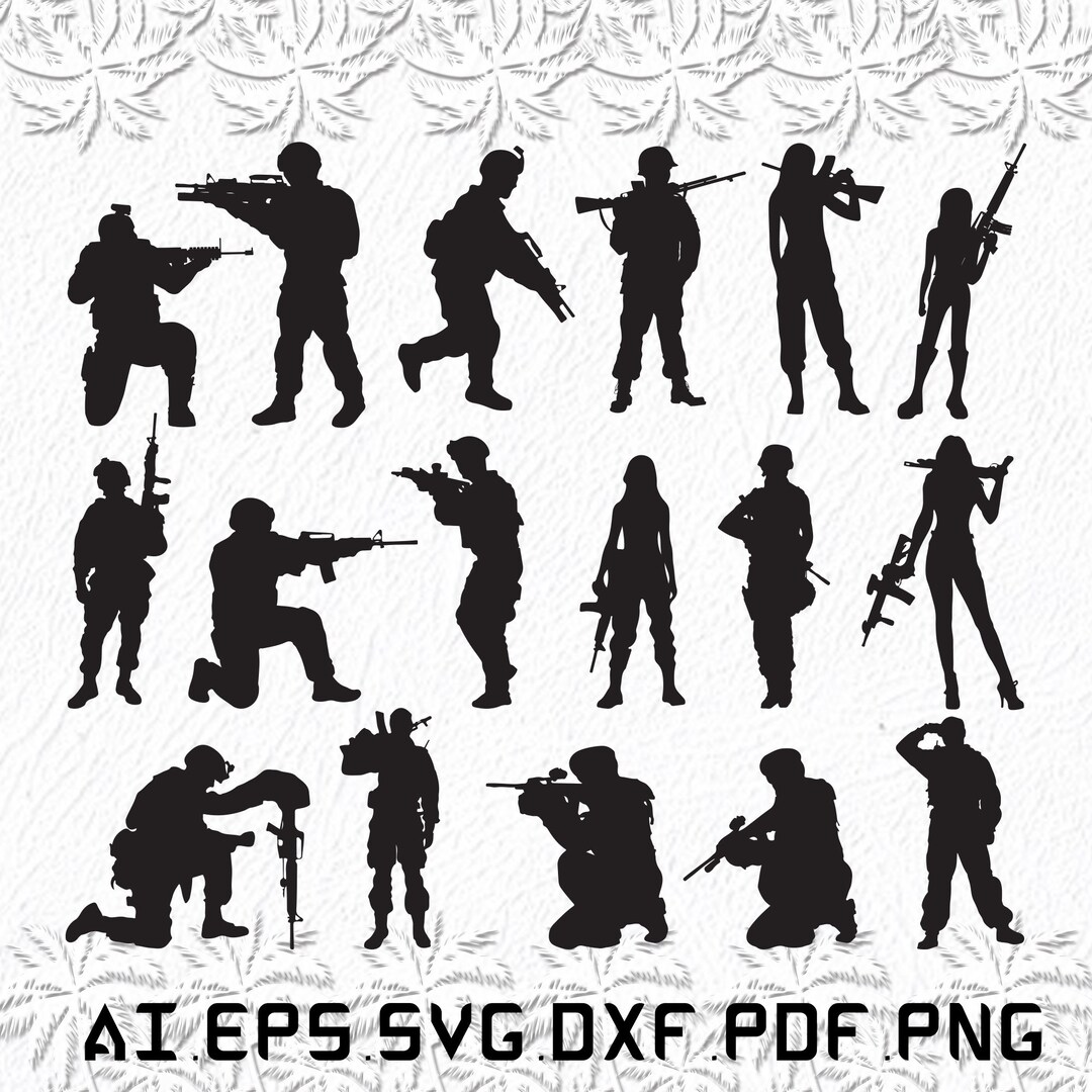 Soldiers Svg Soldier Svg Usa Svg Army Navy SVG Ai Pdf - Etsy