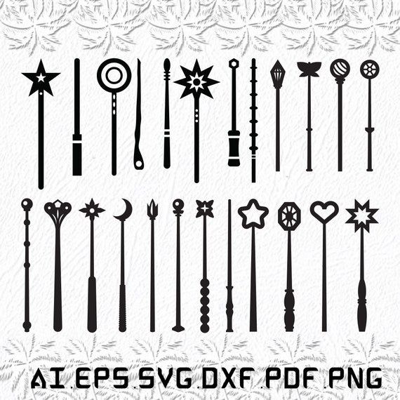 Magic Wand Svg Magic Wands Svg Magic Svg Wand Wands SVG - Etsy