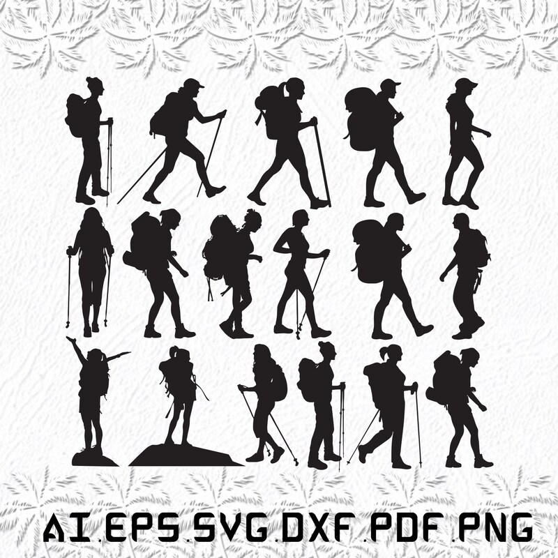 Hiking Svg - Etsy