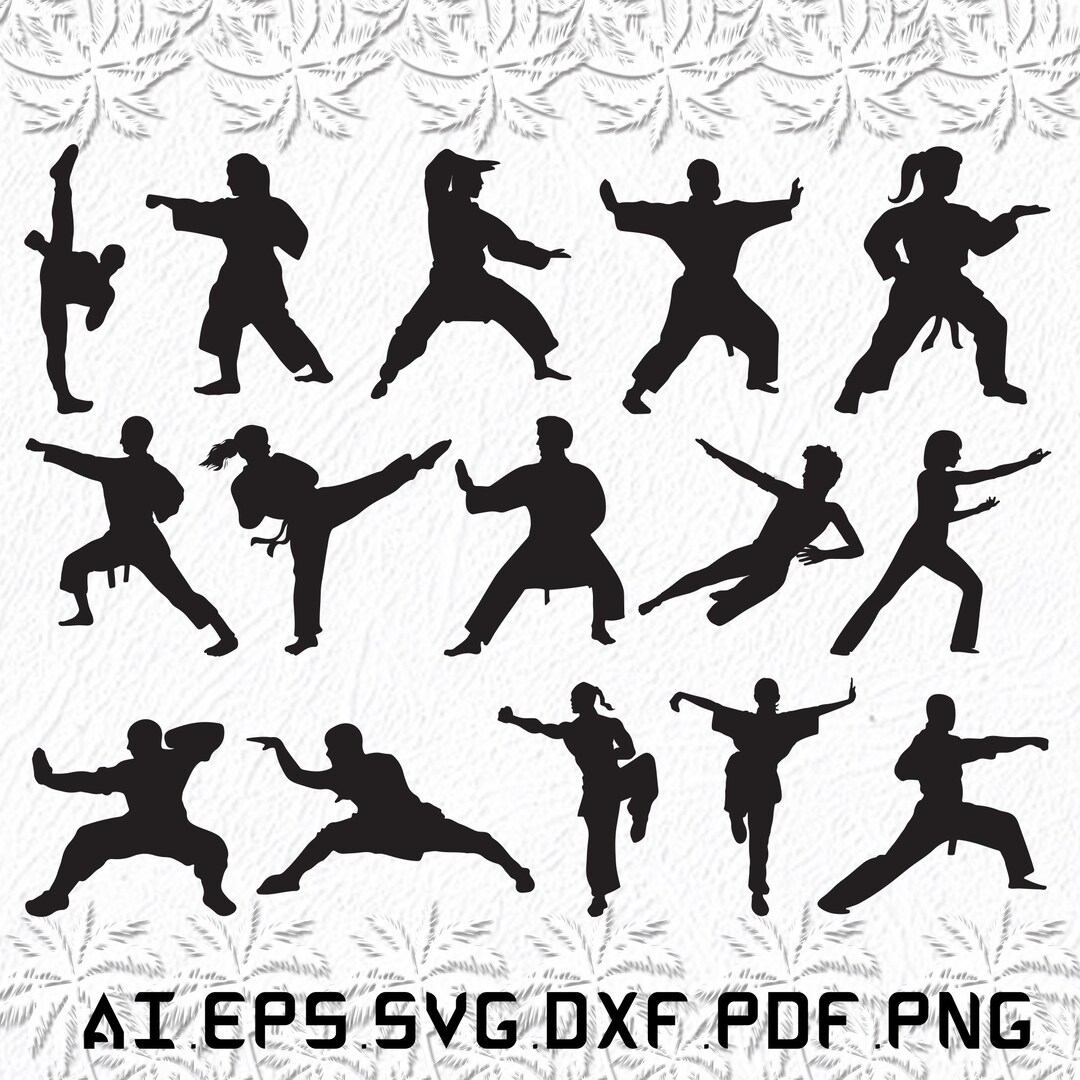 Tai Chi Svg, Tai Chis Svg, Kung Fu Svg, Karate, Hit, SVG, Ai, Pdf, Eps ...