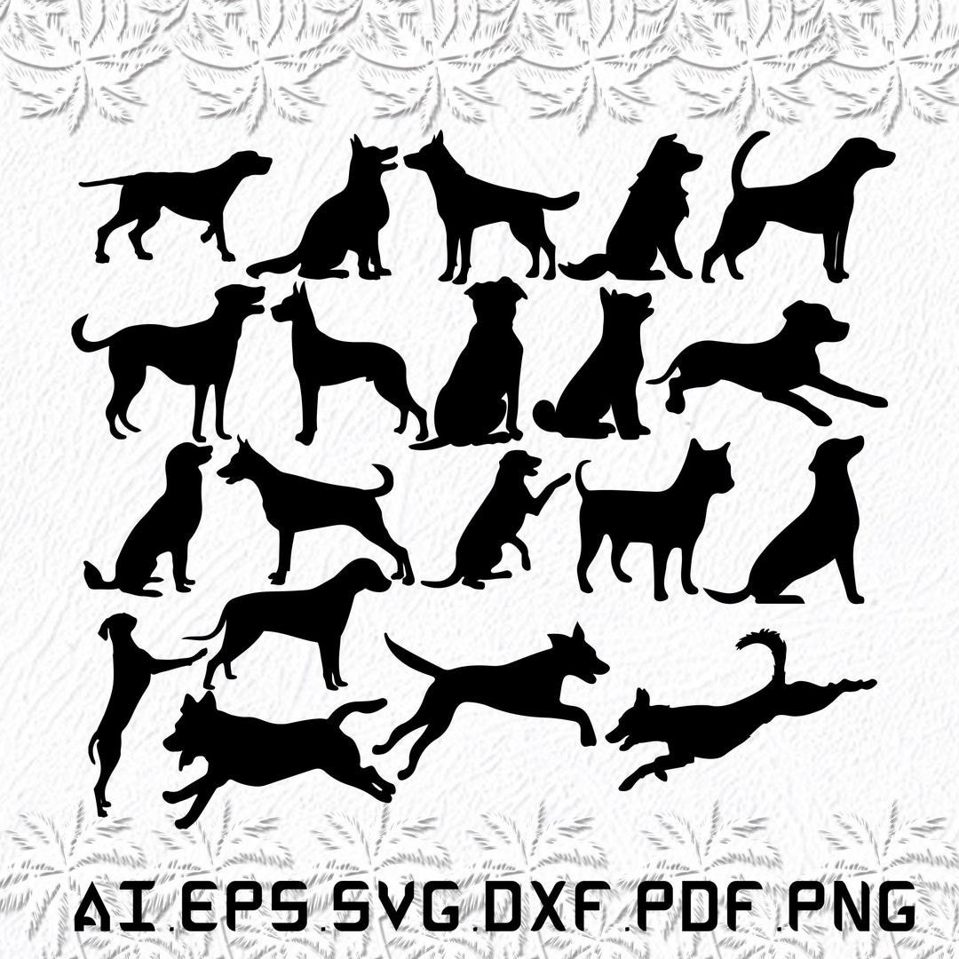 Dog svg Dogs svg Animal svg Animals Pet SVG ai pdf - Etsy Portugal