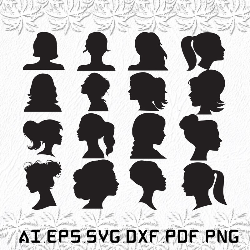 Black Woman Head Svg - Etsy