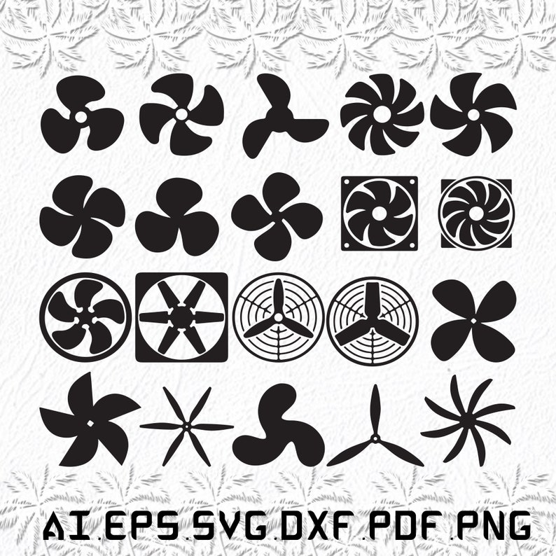 Fan Blade Svg, Fan Blades Svg, Fan Svg, Blade, Fans, SVG, Ai, Pdf, Eps ...