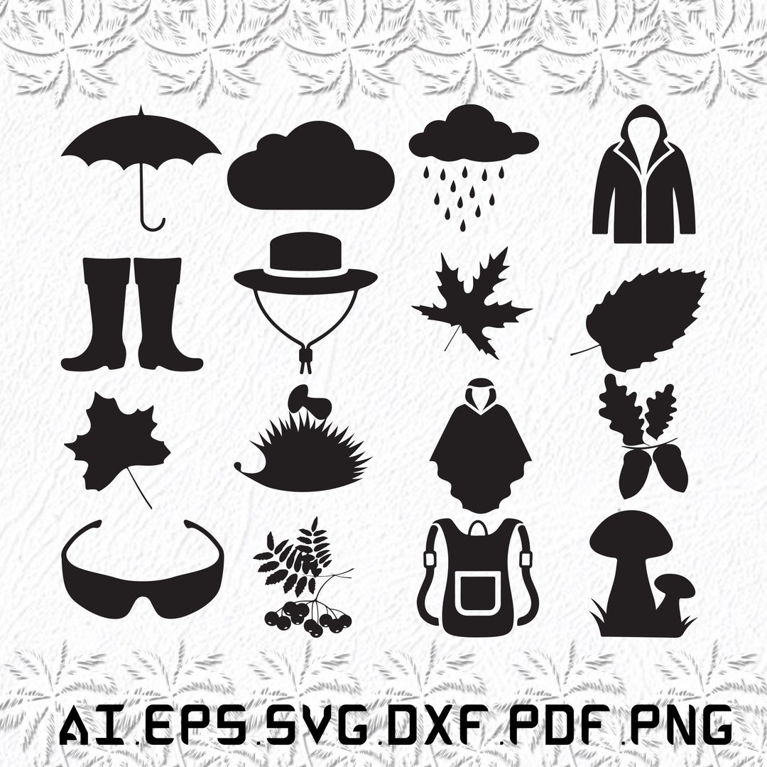 Rain Elements Svg, Rain Element Svg, Love Svg, Hand, Rain, SVG, Ai, Pdf ...