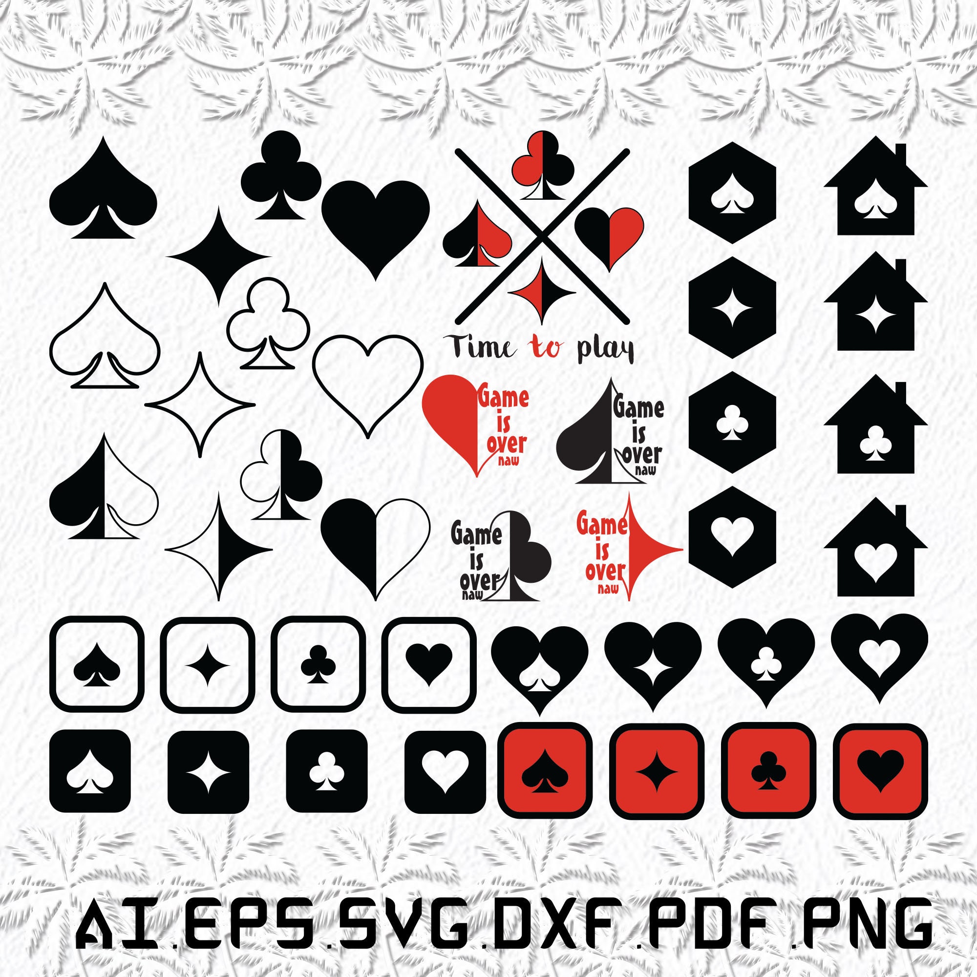 Playing Cards Svg Poker Svg Spade Playing Card Svg - Etsy