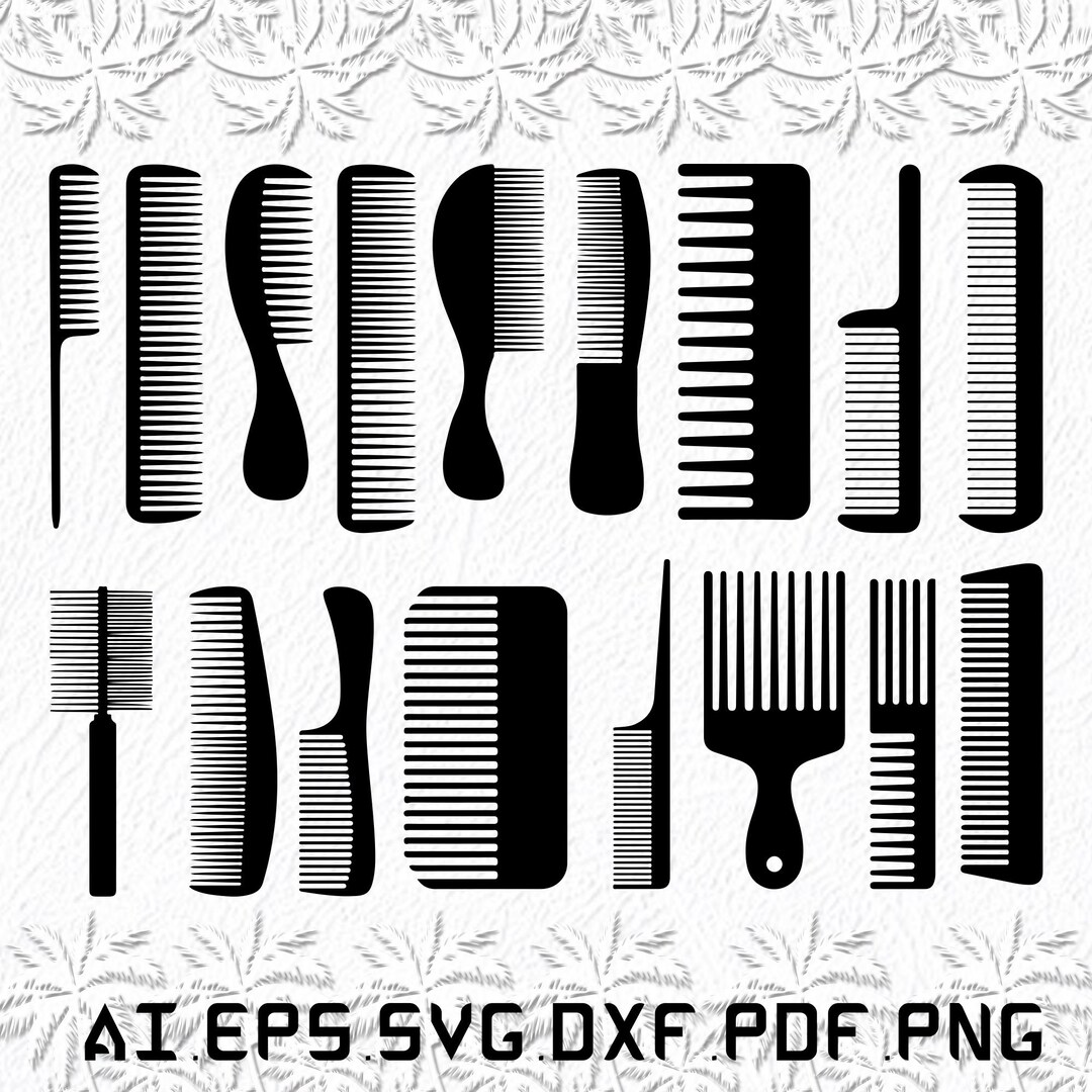 Comb Svg, Combs Svg, Hairs Svg, Hair, Woman, SVG, Ai, Pdf, Eps, Svg ...
