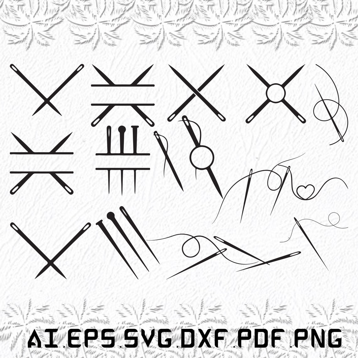 Sewing Needle Svg Sewing Needles Svg Sewing Svg Needle - Etsy