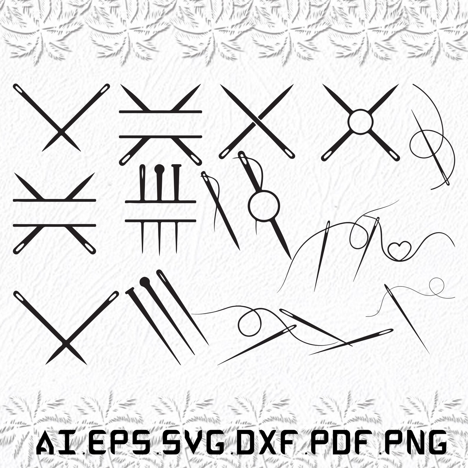 Sewing Needle Svg Sewing Needles Svg Sewing Svg Needle - Etsy