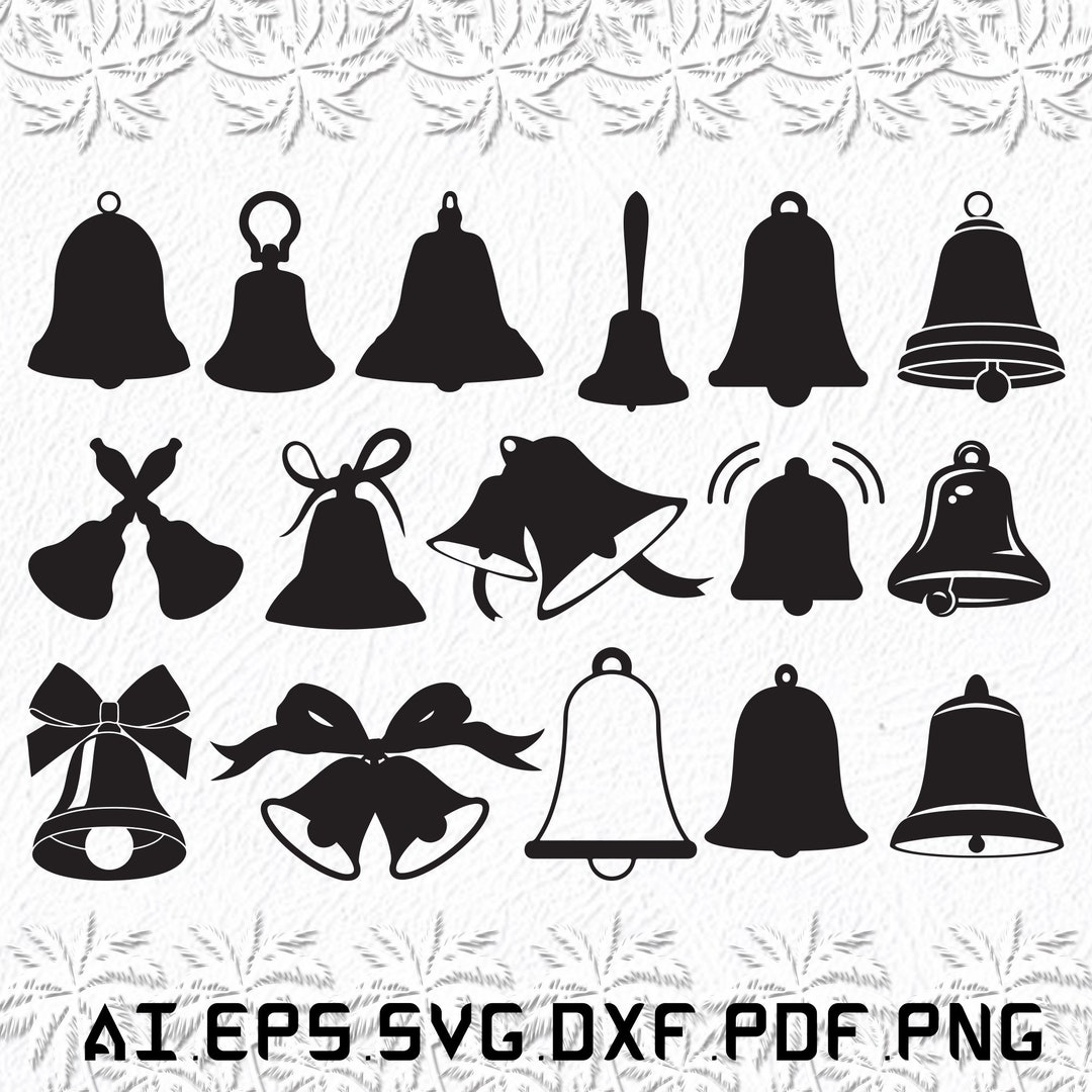 Bells Svg, Bell Svg, Funny Svg, Ring, Cute, SVG, Ai, Pdf, Eps, Svg, Dxf ...