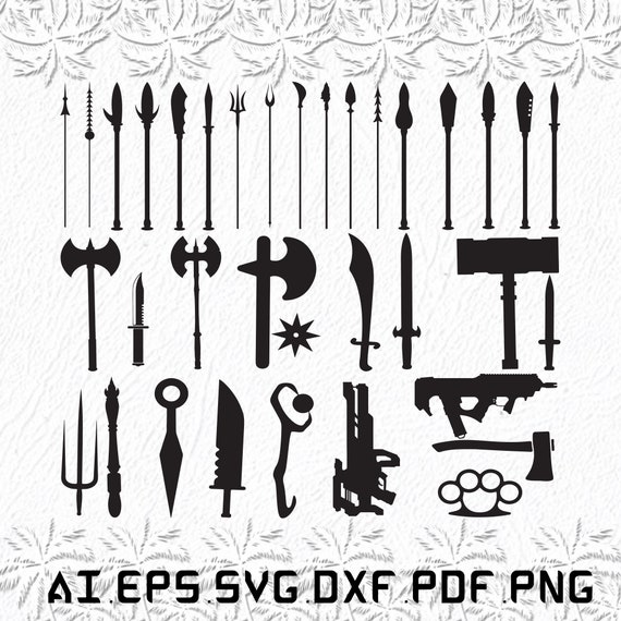 Weapon Svg Weapons Svg Gun Svg Guns War SVG Ai Pdf | Etsy