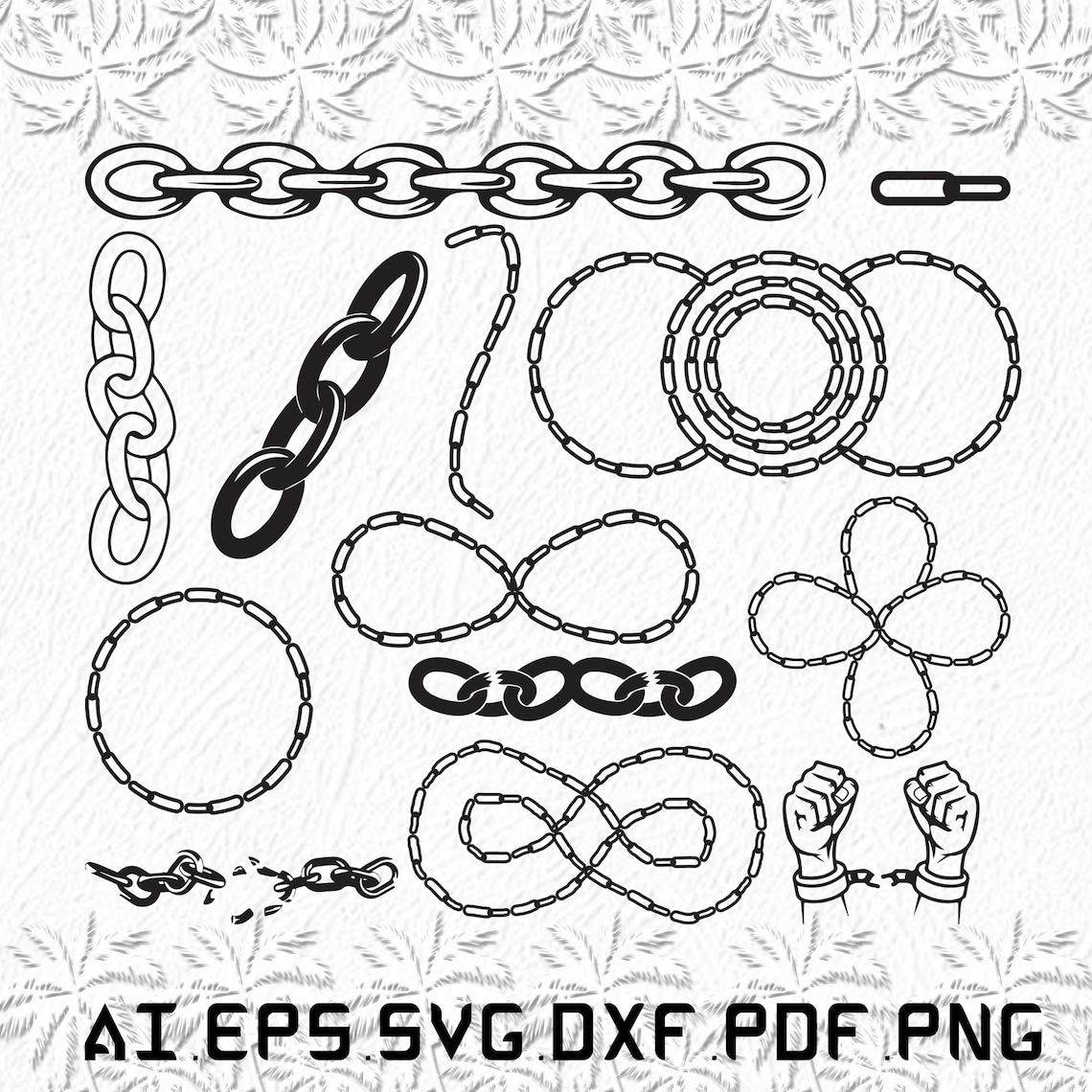 Chain Svg, Chain Link Svg, Metal Chains Svg, Chain Heavy, Chain Border ...