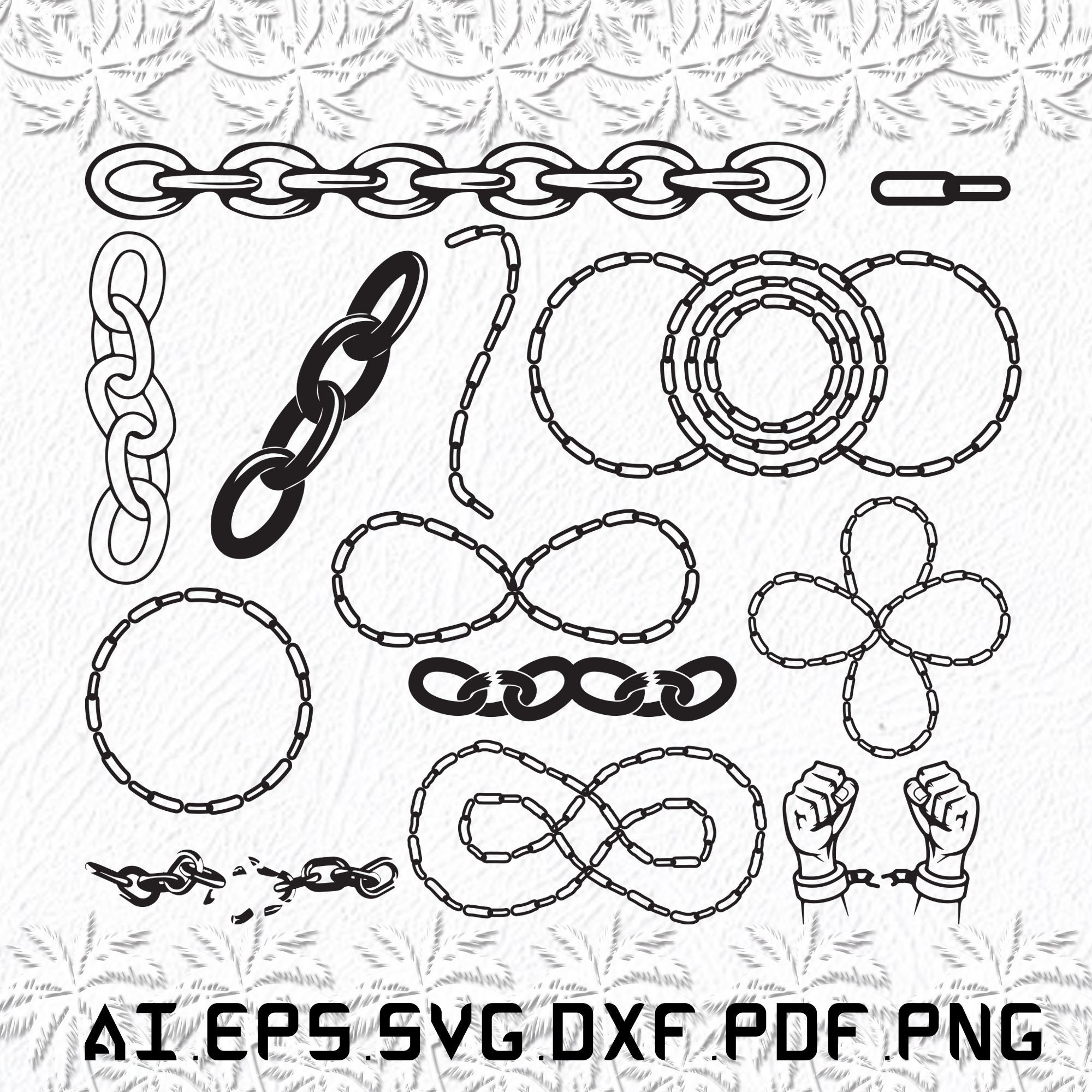Chain Svg, Chain Link Svg, Metal Chains Svg, Chain Heavy, Chain Border ...