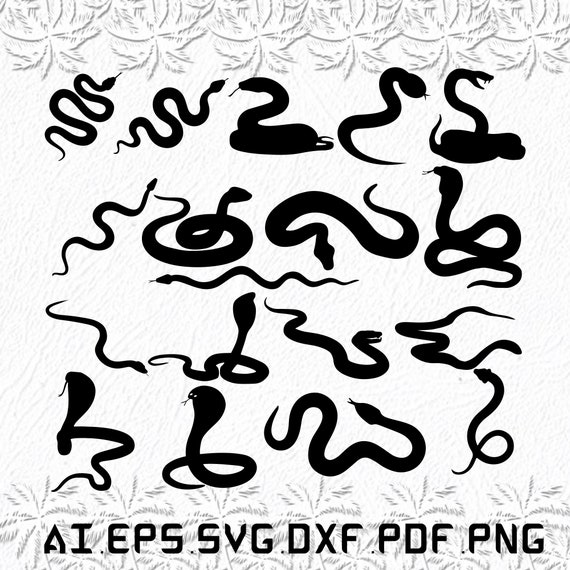 Snake Svg Snakes Svg Animal Svg Animals Black SVG Ai - Etsy Canada